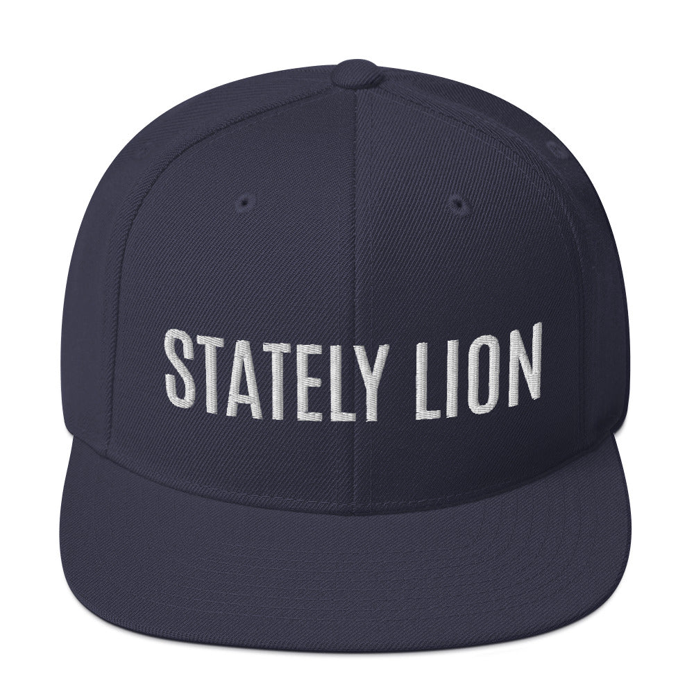 Stately Lion Snapback Hat